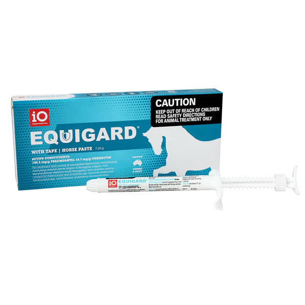 iO Equigard Tape Horse Paste Syringe Blue - Saddleworld Ipswich
