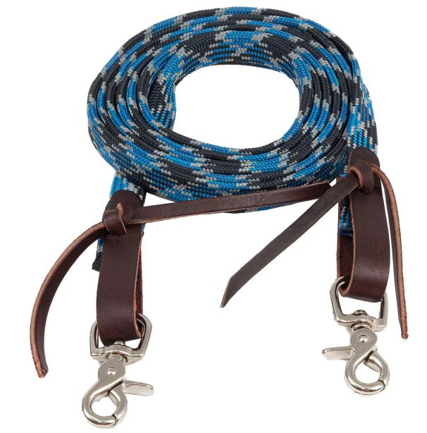 Ezy Ride Aztec Waxed Rein 5/8 x 8ft - Saddleworld Ipswich